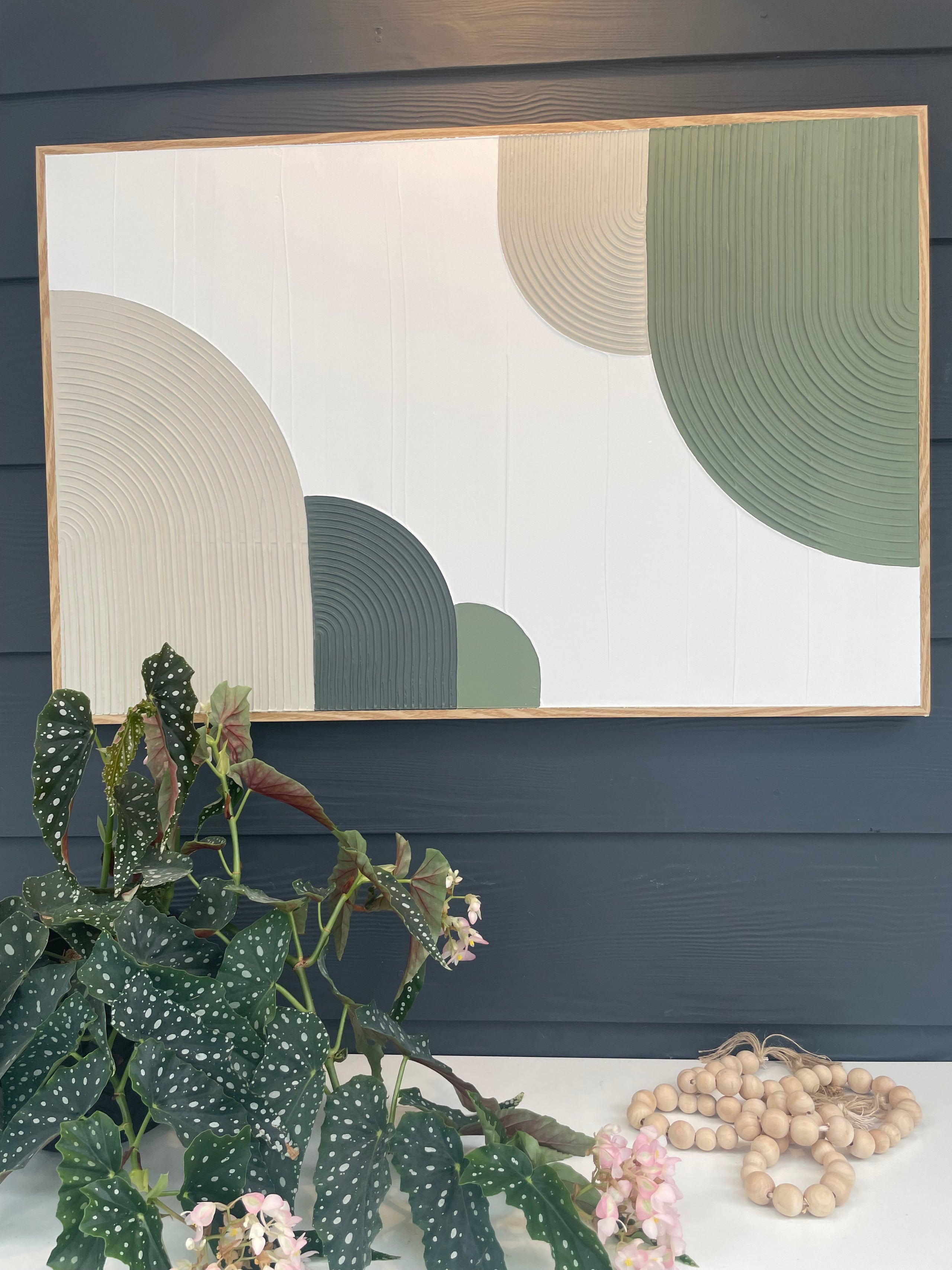 Evergreen Olive & Beige | Soul Textures Studio